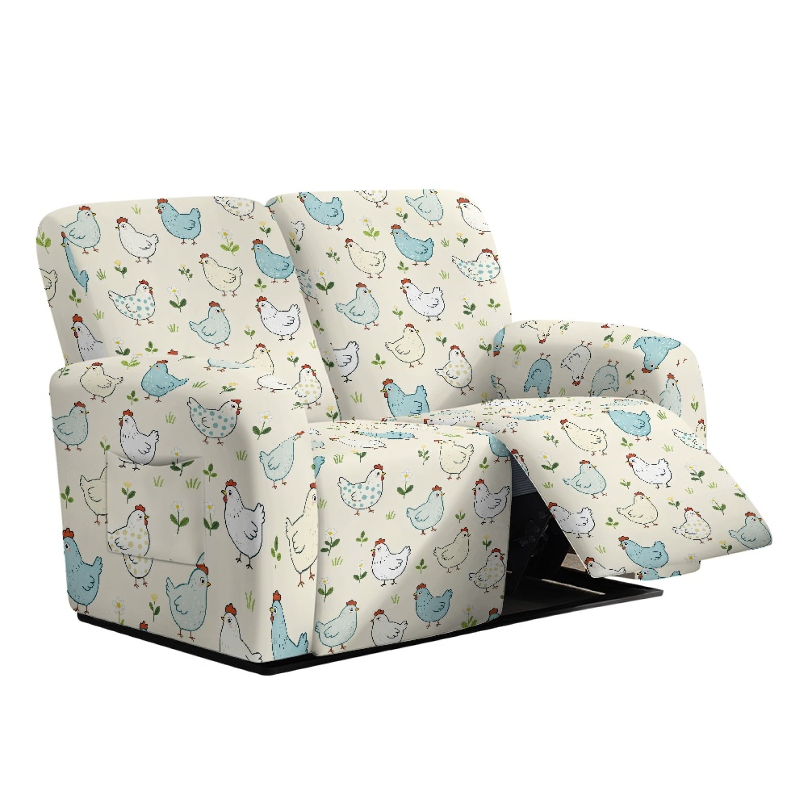 Xixirimido Recliner Loveseat Slipcover, 6 Pieces Stretch Sofa Covers ...