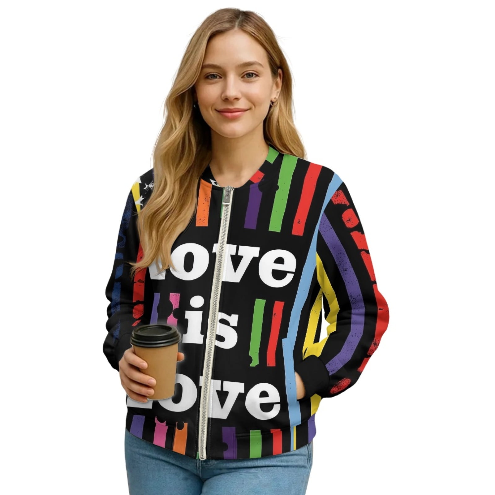Xixirimido Women’s Bomber Jackets 2025 Fall Winter Trendy Coats Zip Up ...