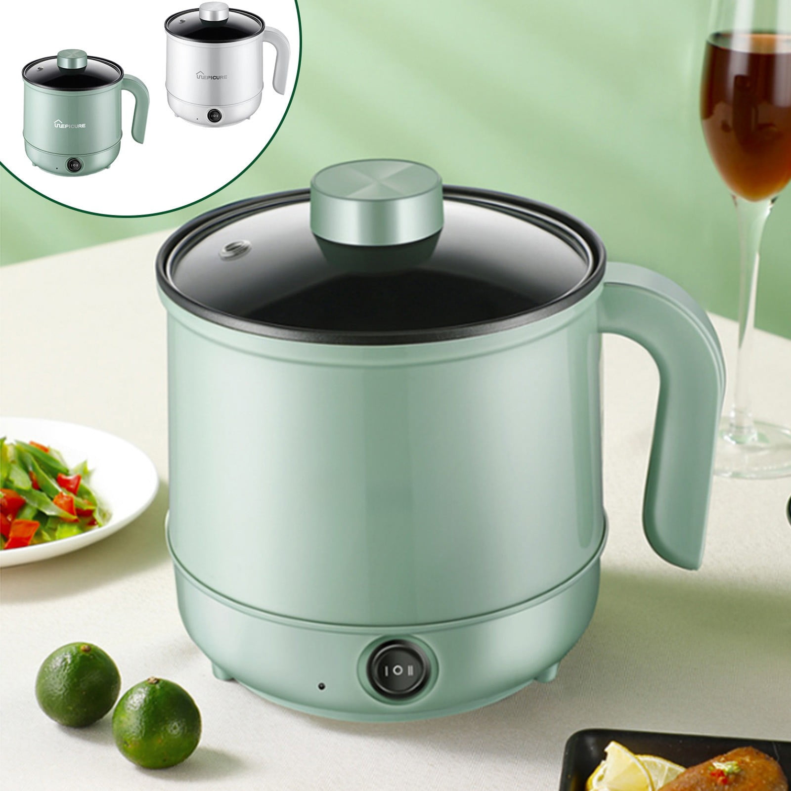 Xiying 1.7L Electric Cooker | 2 Power Settings (300W/600W) | Portable ...