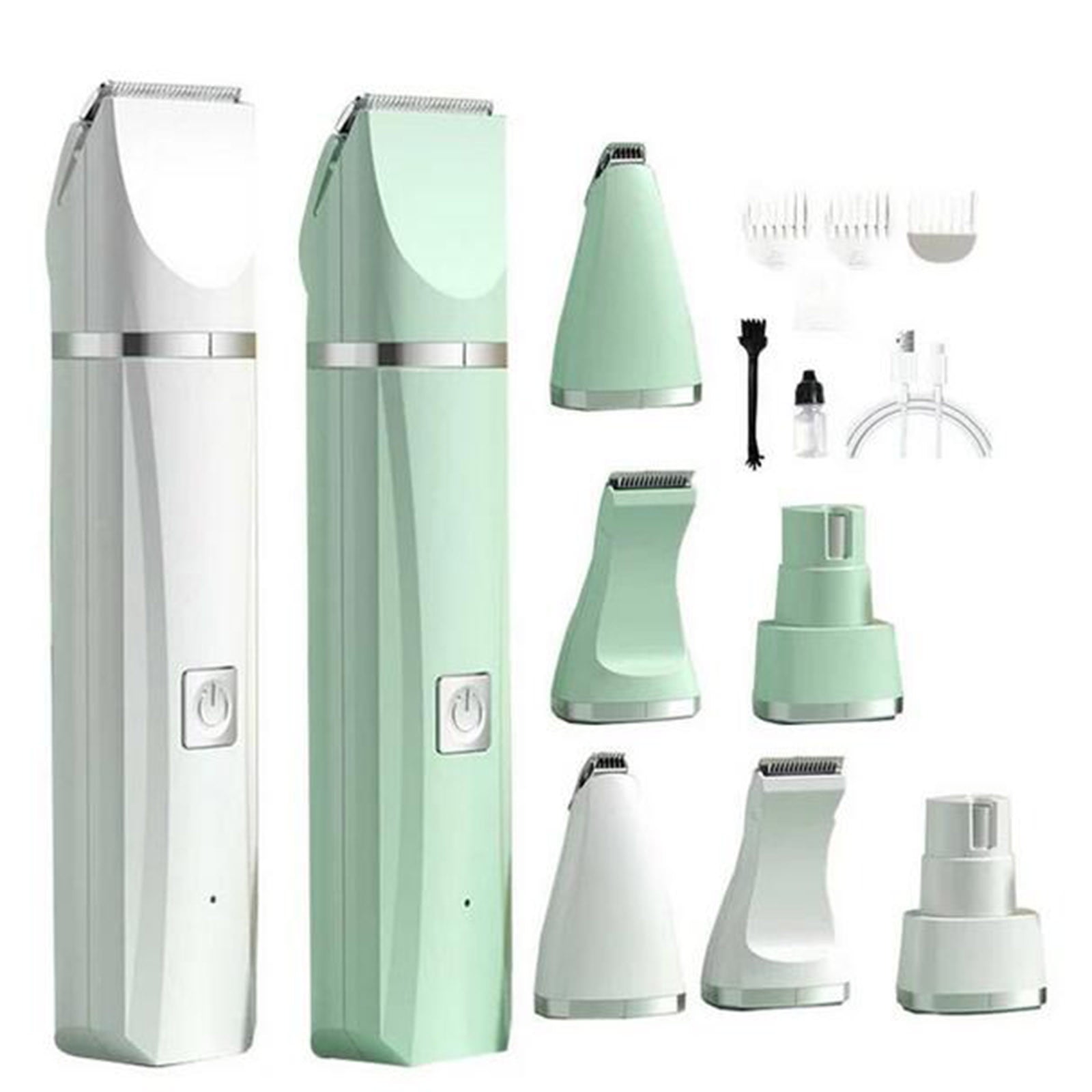 Xiying 5-Speed Low Noise Pet Grooming Clippers | 4-In-1 Dog Hair Trimmer With Leg Hair Knife ...