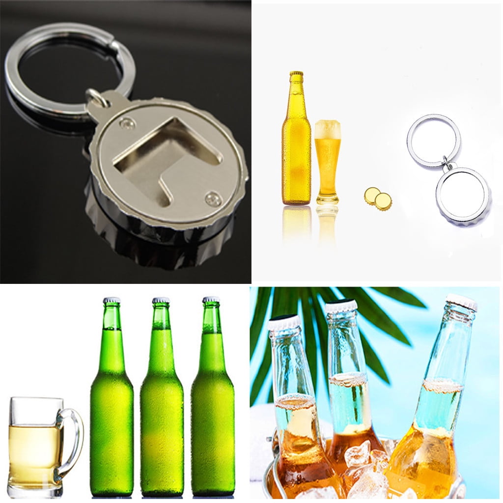 Xiying Creative Beer Bottle Opener Keychain | Unisex Aluminum Alloy ...