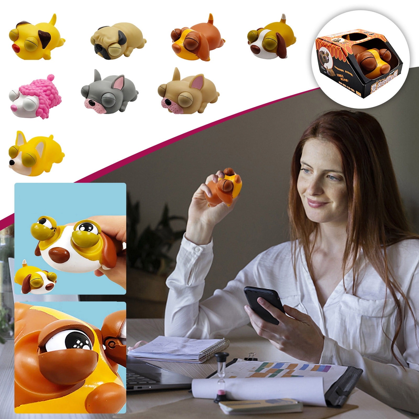 Xiying Dinosaurtoys Stress Relief Set | Pressing Voice Fidget Toy ...