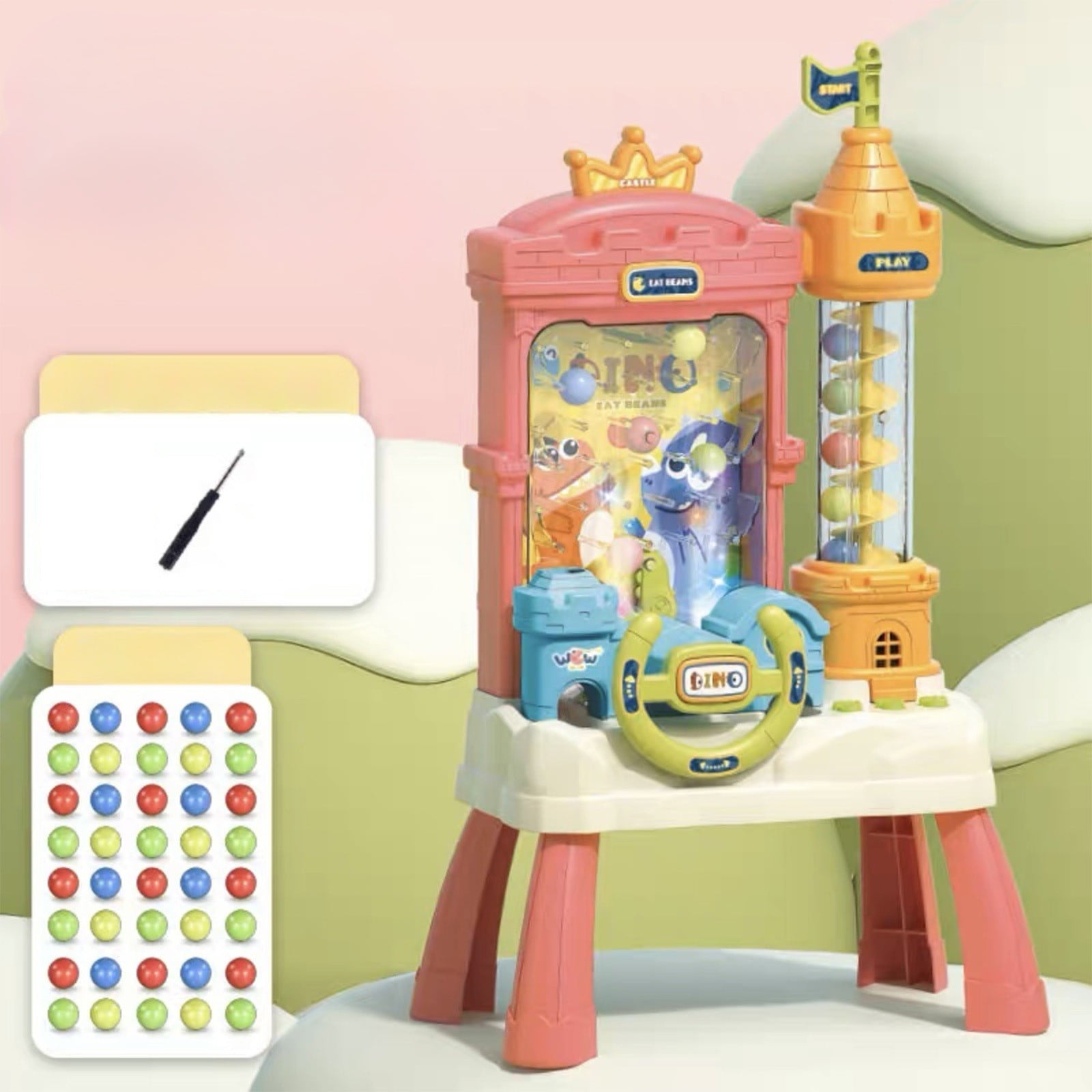 Xiying Electric Castle Bean Catcher Puzzle Game | Parent-Child ...