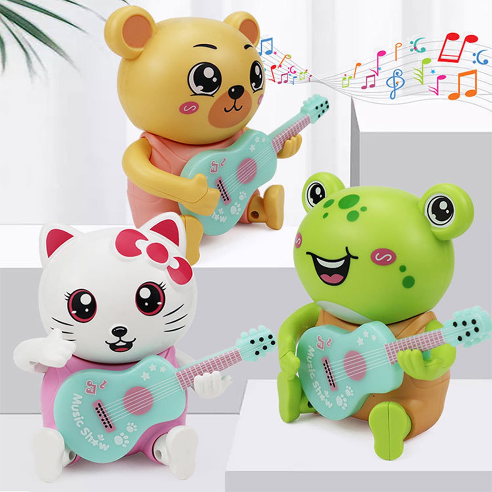 Xiying Electric Guitar Toy With Lights & Bobblehead | Musical ...