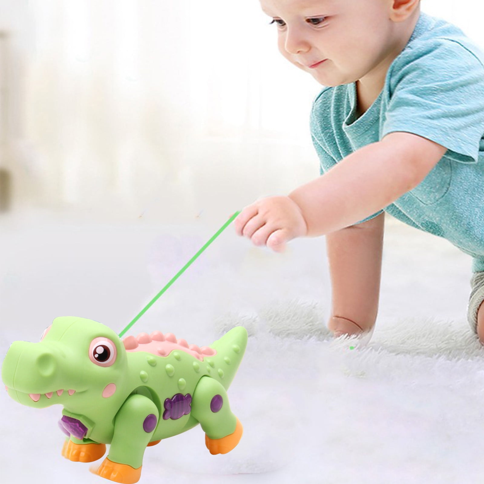 Xiying Electric Walking Crawling Pet Toy With Leash | Interactive ...