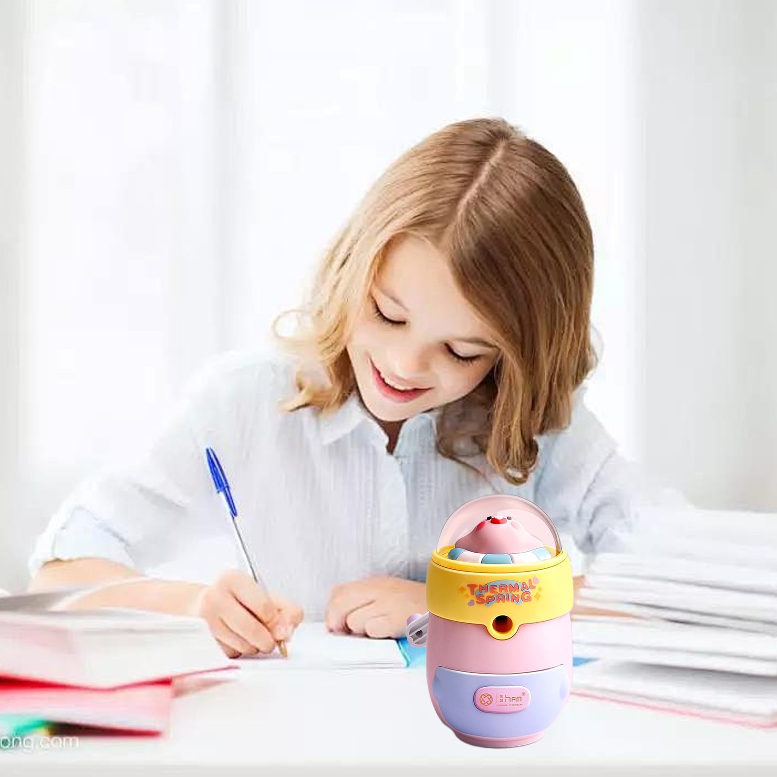 Xiying Hand-Cranked Automatic Pencil Sharpener | Plastic | Compact ...