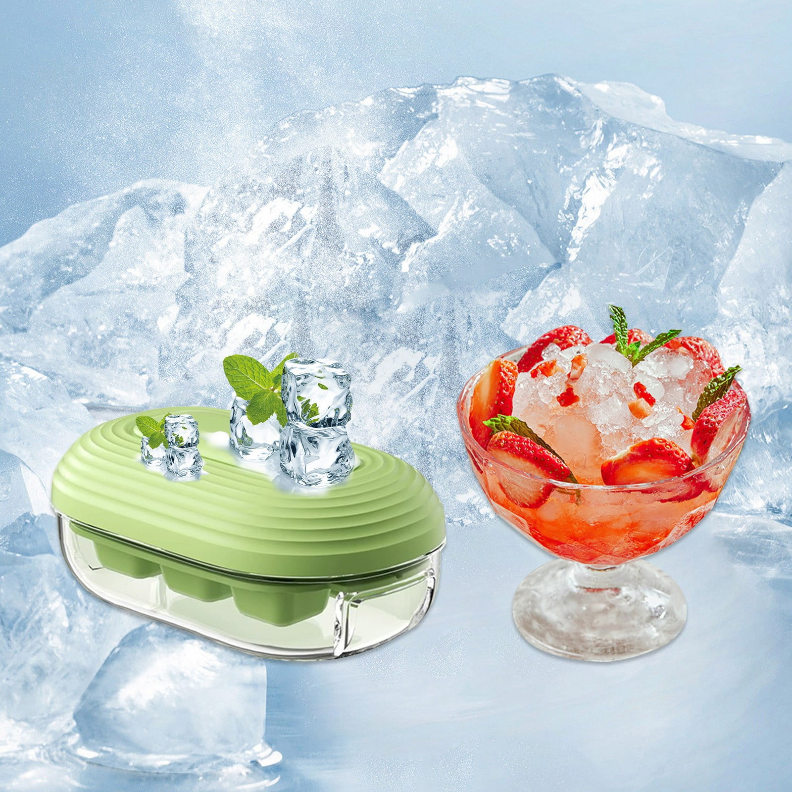 Xiying Household Ice Maker With Automatic Storage | Integrated 6-Cavity ...