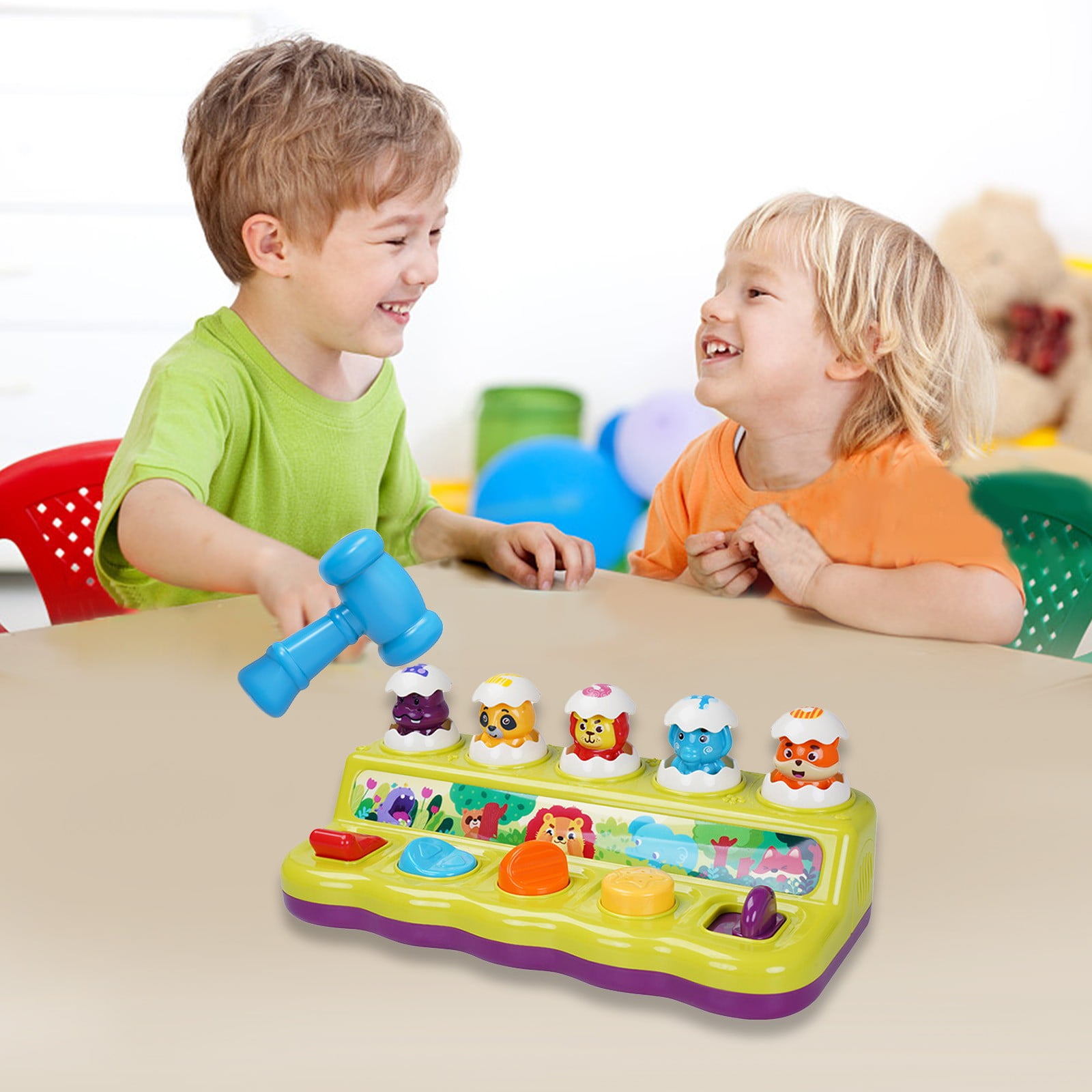 Xiying Interactive Critter Learning Toy | Button Play Musical ...