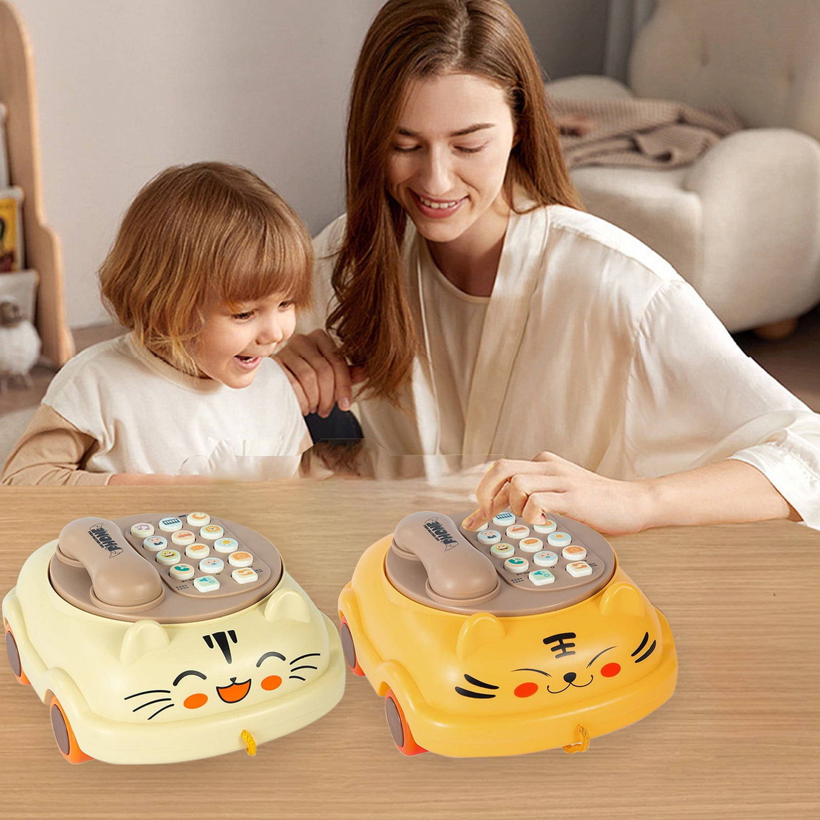 Xiying Interactive Learning Toy Phone | Light-Up Educational Play ...