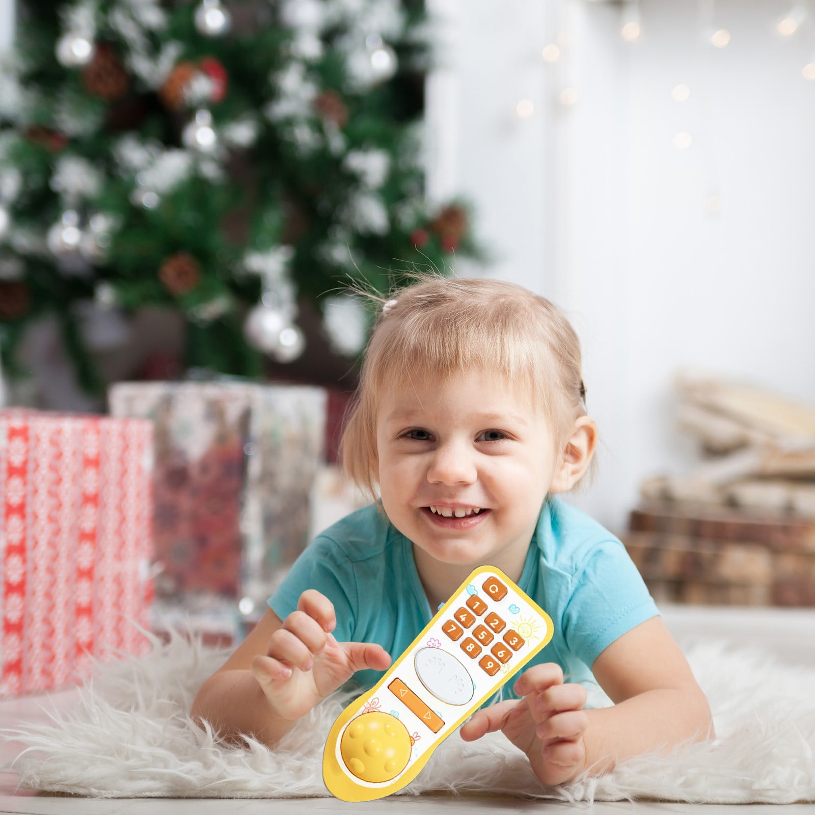 Xiying Interactive Music Remote Control Toy | Soft Lighting & Pressable ...