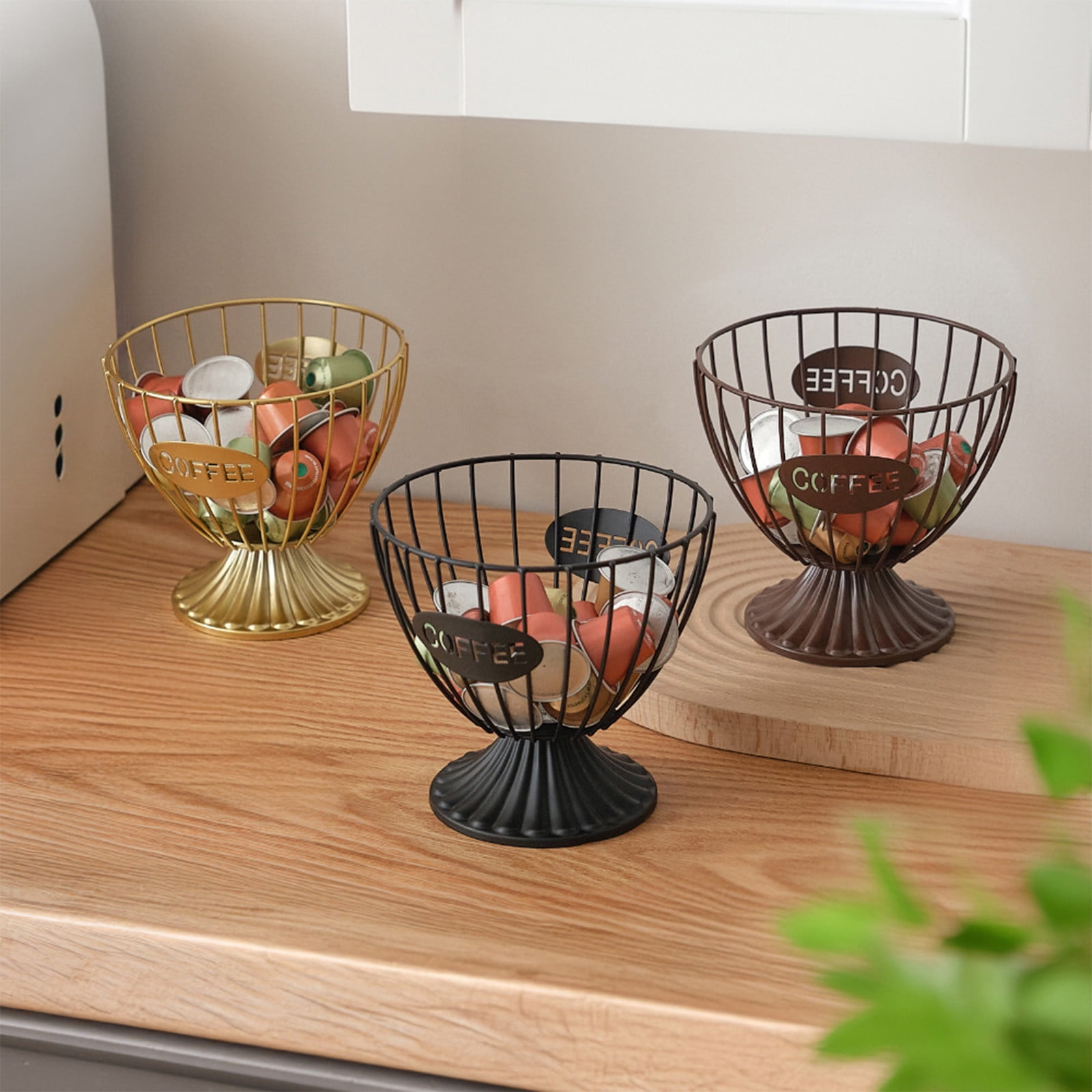 Xiying Large Capacity Coffee Pod Holder | Iron Coffee Capsule Organizer ...