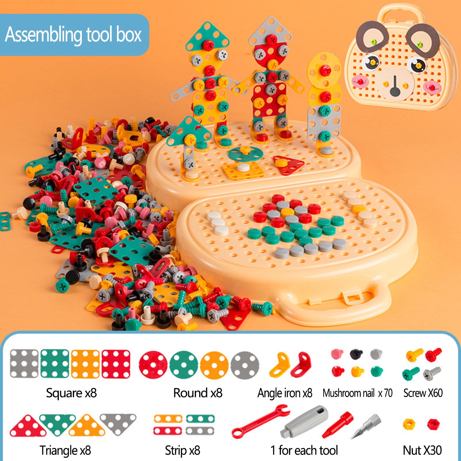 Xiying Manual Disassembly Toolbox | Screw Assembled Building Block Toys ...