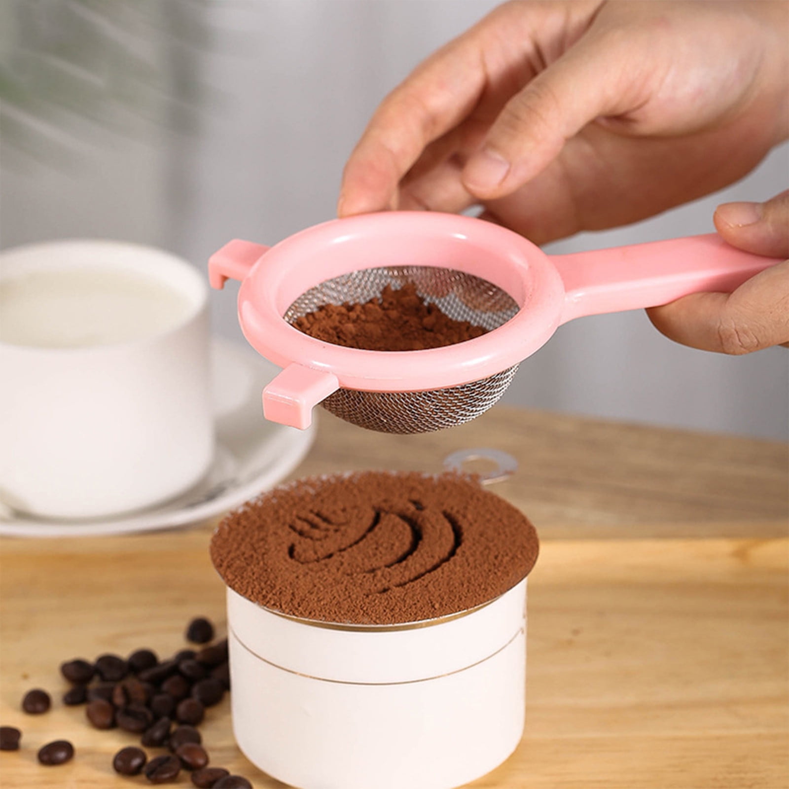 Xiying Metal Coffee Flower Pulling Sprinkle Pad | Diy Milk Tea & Bread ...