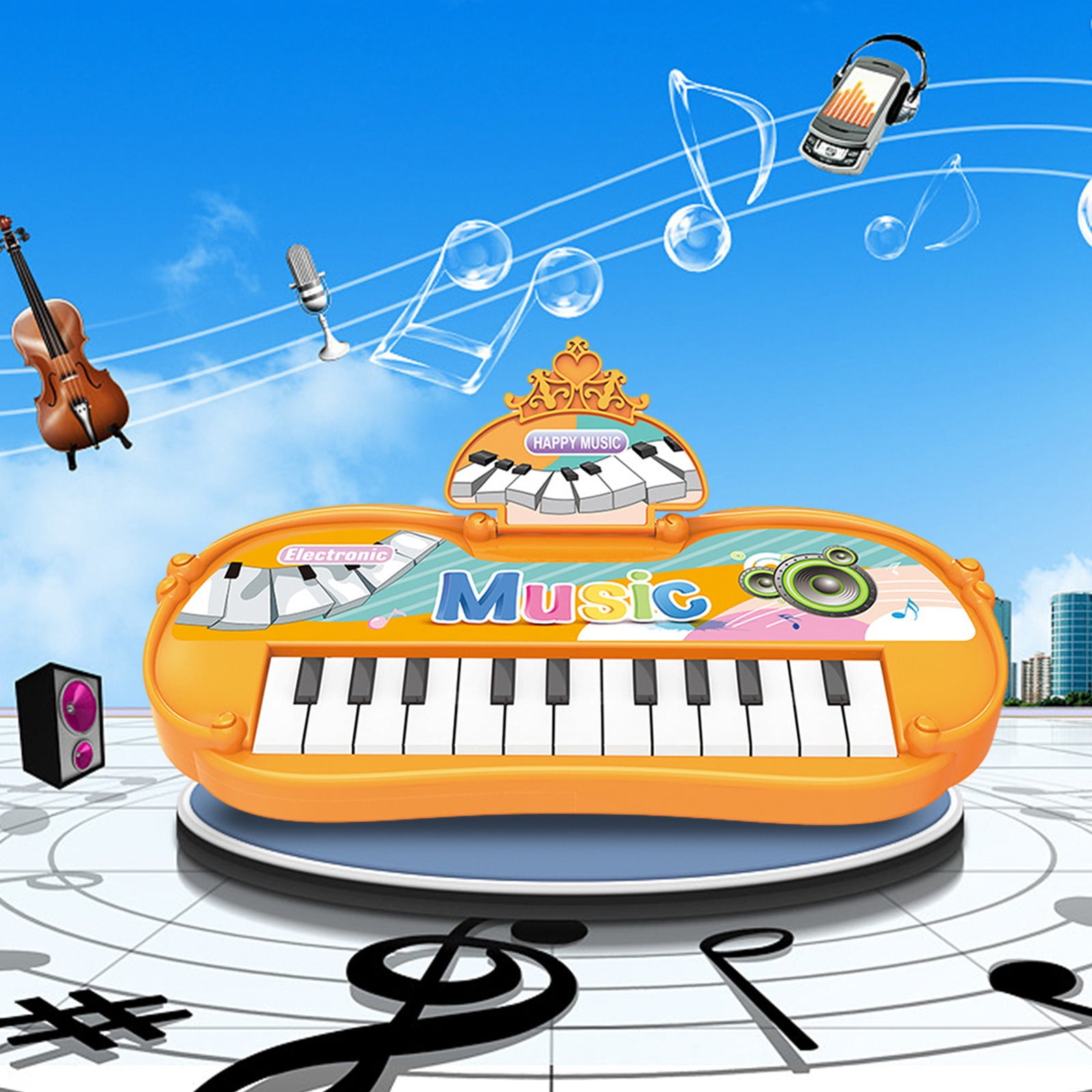 Xiying Multifunctional 13-Key Electronic Organ Toy | Hand Piano For ...