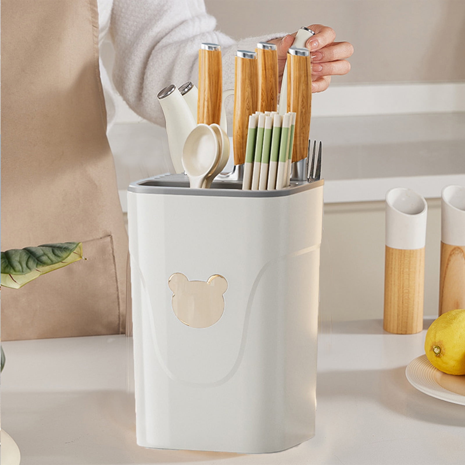 Xiying Multifunctional Kitchen Knife & Utensil Organizer | Plastic ...