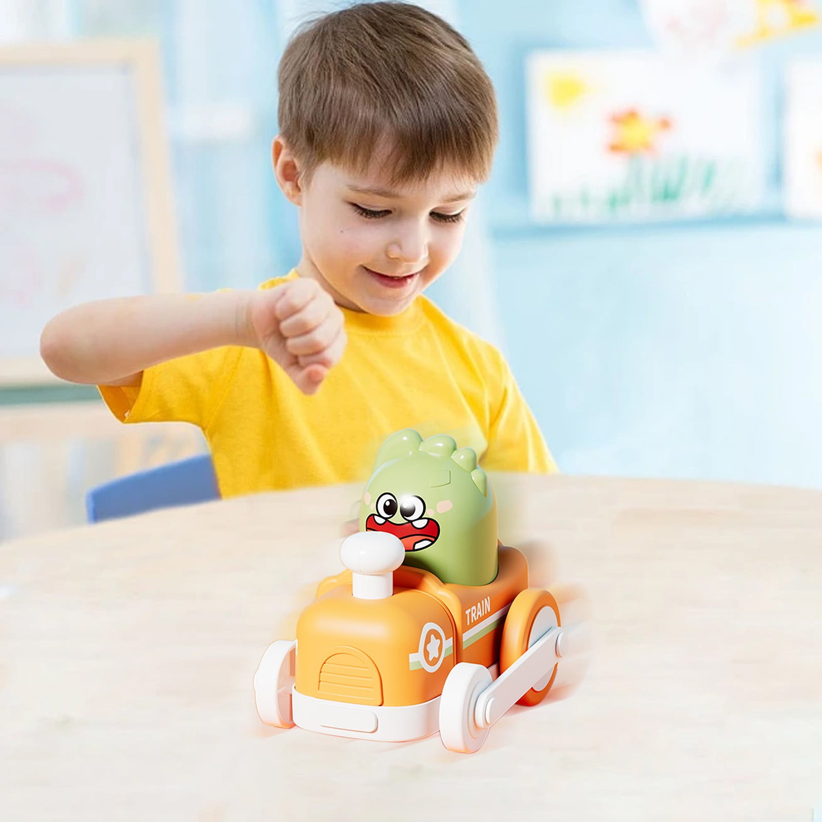 Xiying Push And Go Toy Car | Interactive Beads | Encourages Crawling ...