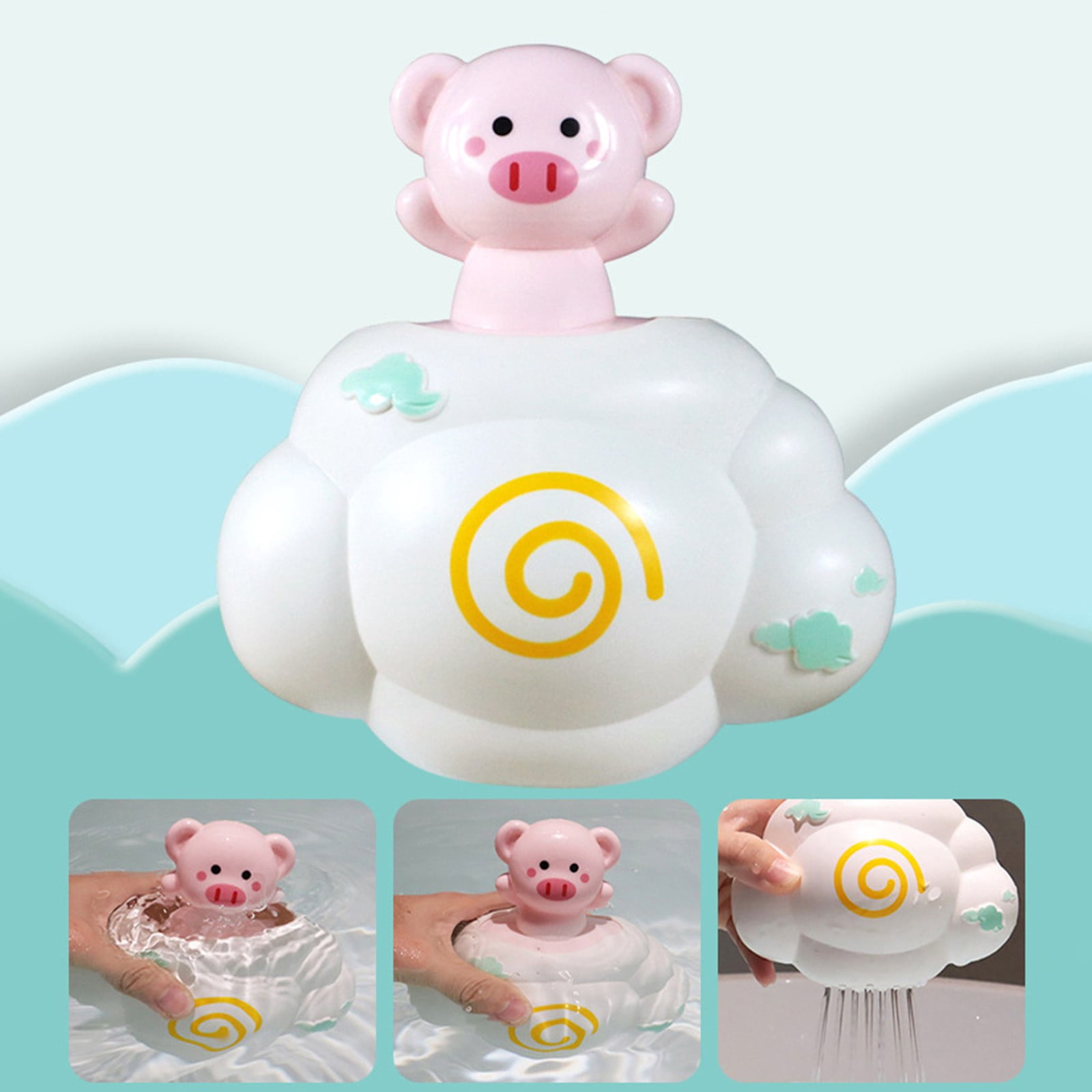 Xiying Rain Cloud Egg Baby Hatching Bath Sprinkler Water Play Toy ...