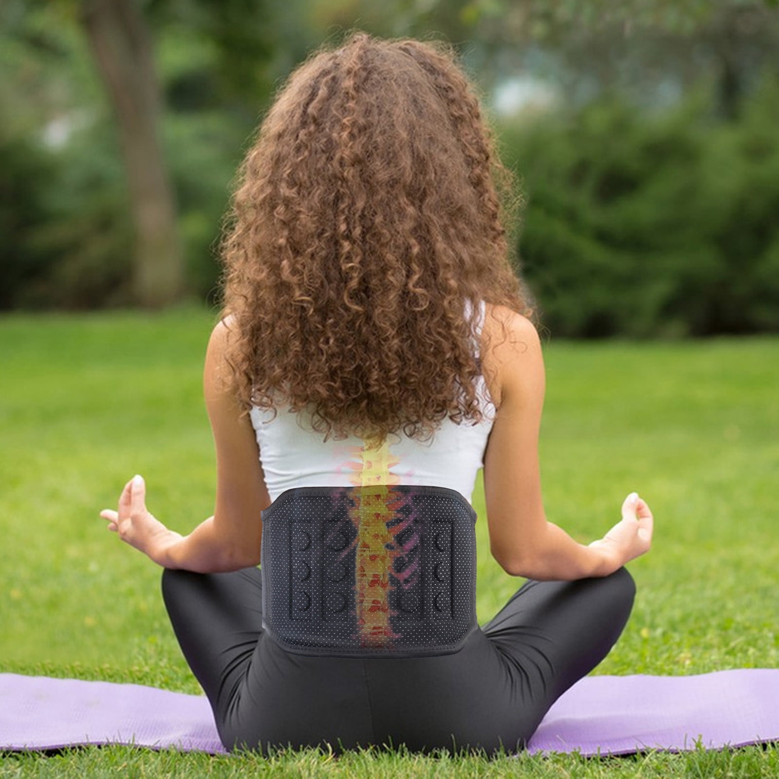 Xiying Self-Heating Magnetic Waist Support Belt | Lower Back Pain ...