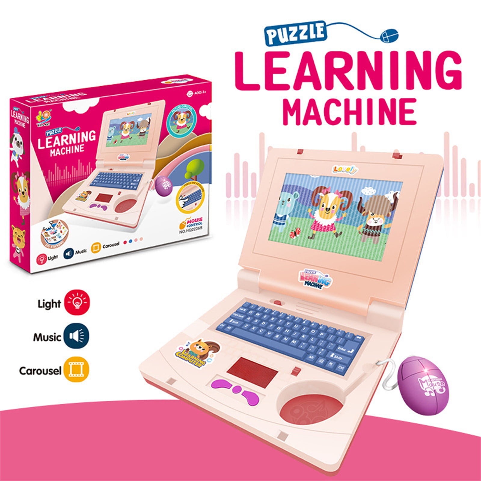 Xiying Simulator Notebook Toy | Early Education With Light & Music ...