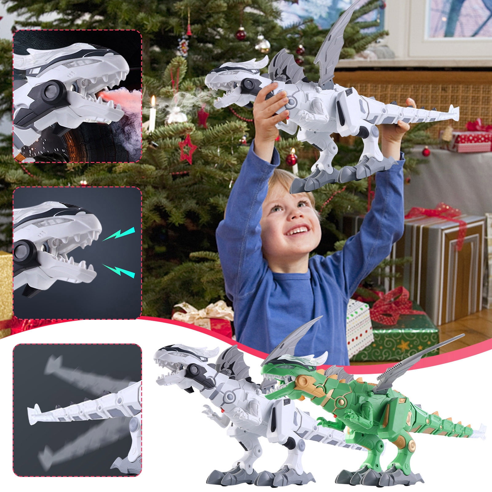 Xiying Spraying Mechanical Electric Dinosaur Toy | Realistic Dinosaur ...