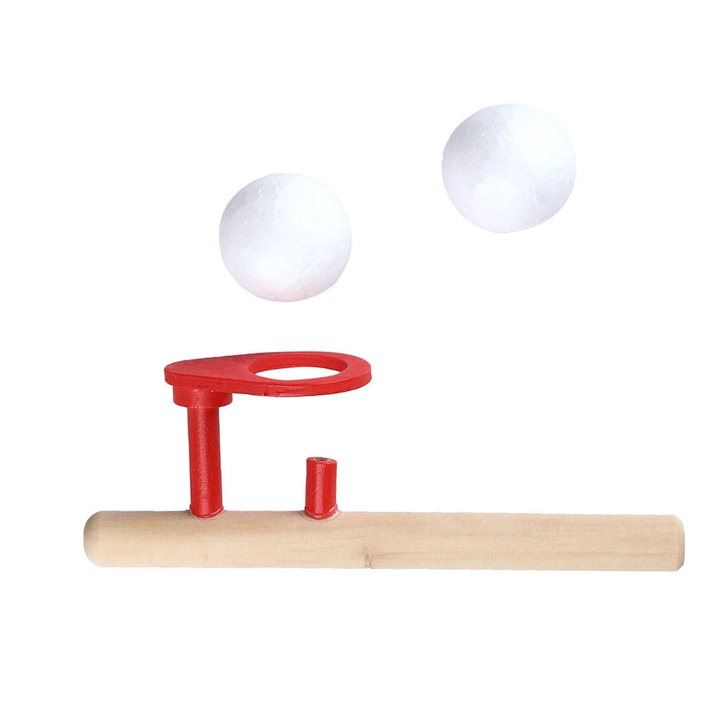 Xiying Wooden Pipe Blowing Toy | Foam Ball Balancing Game | Breathing ...