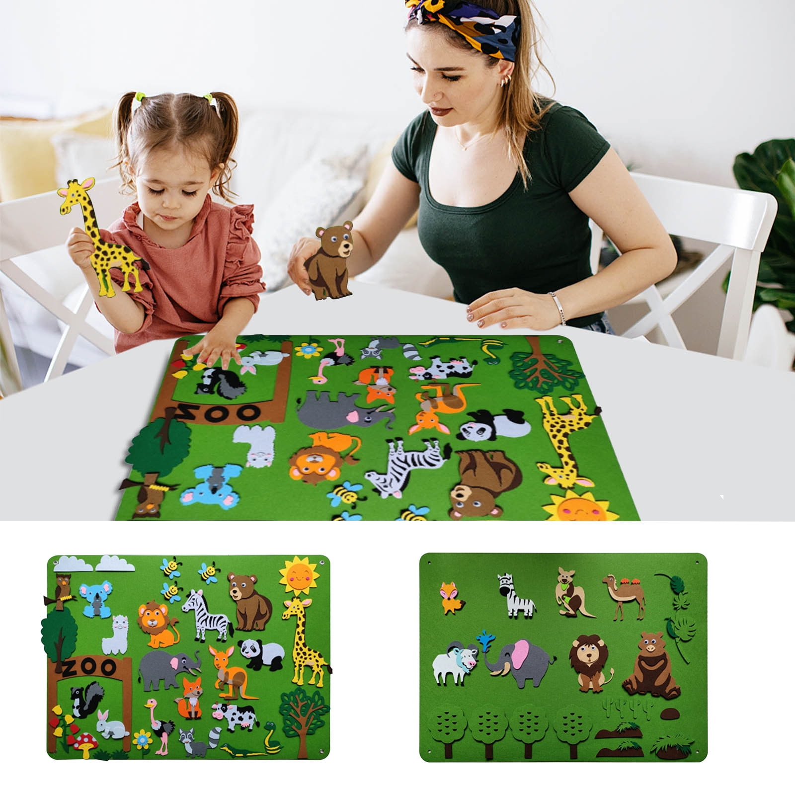 Xiying Zoo Sticker Toy | Sensory Storyboard Set | Preschool Early ...