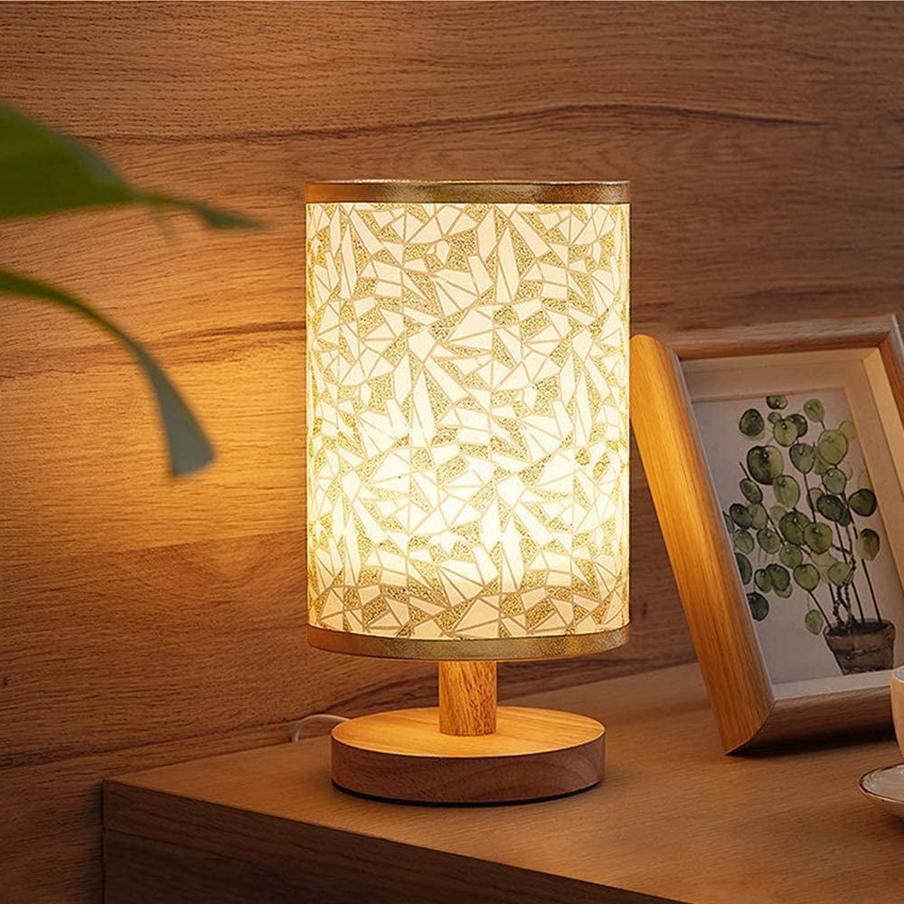 Xiyztok Touch Lamps for Bedside Table,Small Linen Table Lamps for ...