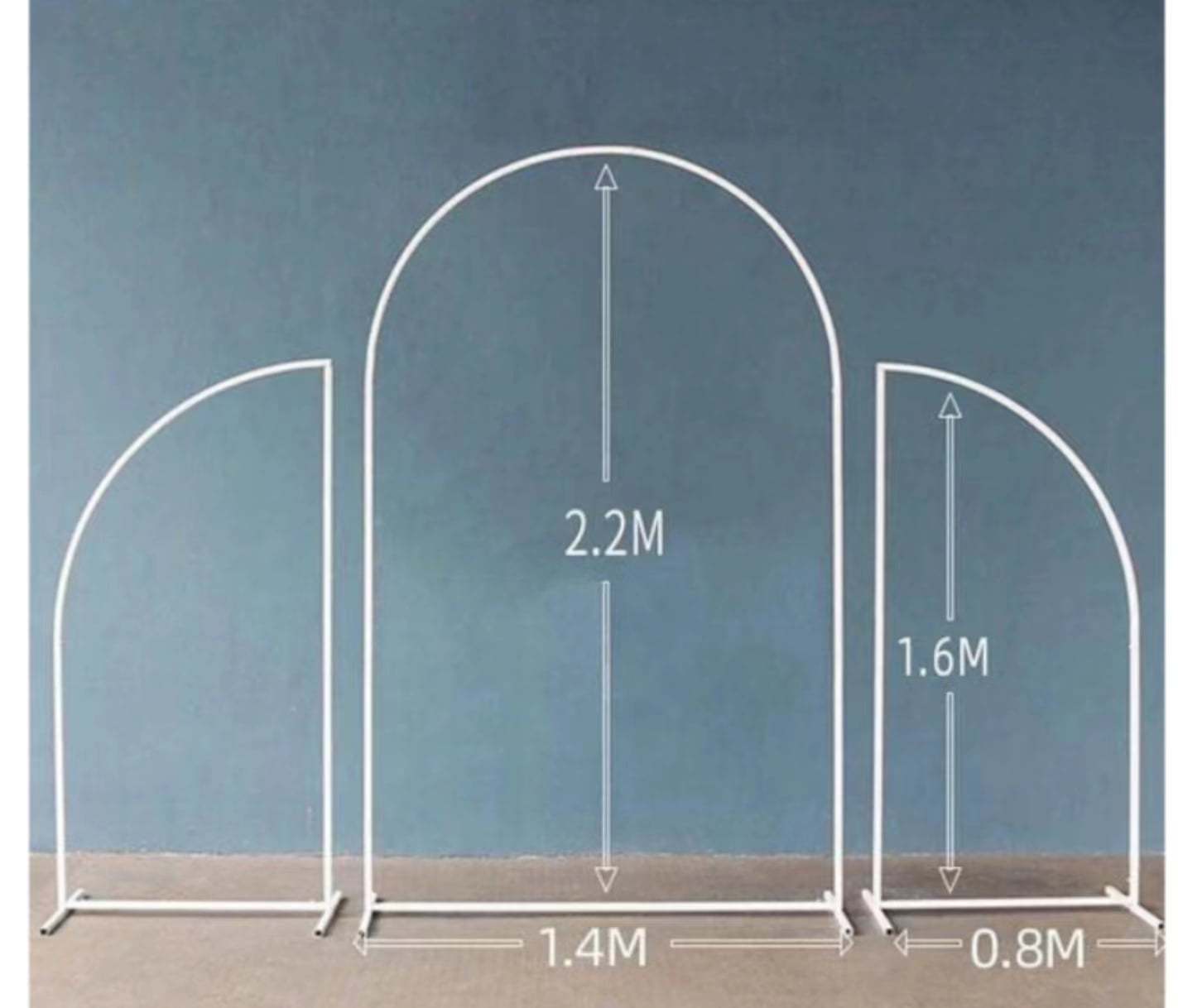 Xizlapu Wedding Frames - Elegant Metal Display Stands with Arched and ...