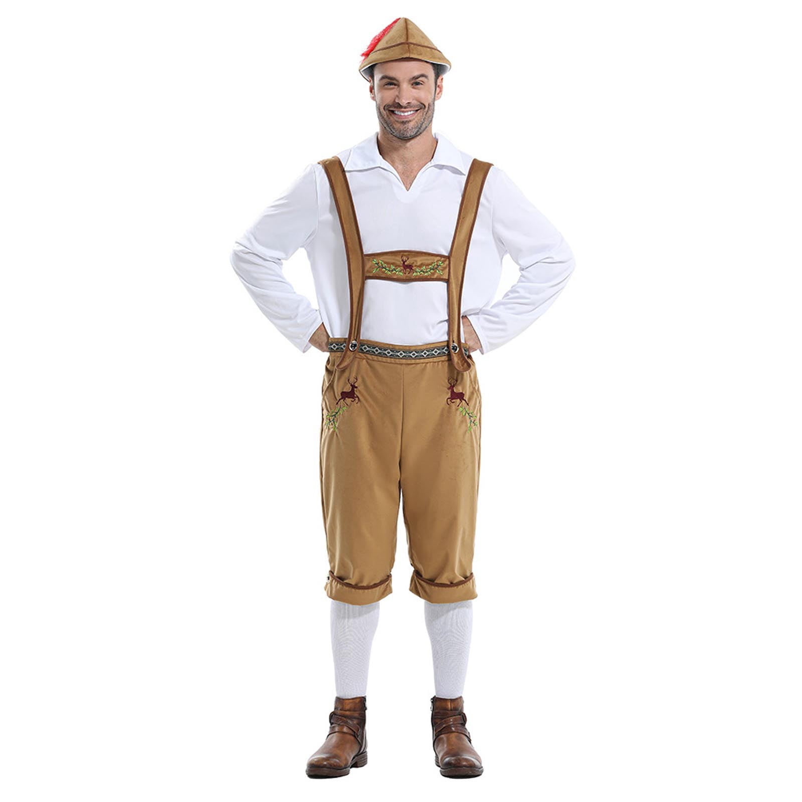 Xkgpp Outfit For Men Shorts Set Elegant Role Play Beer Festival Themed ...