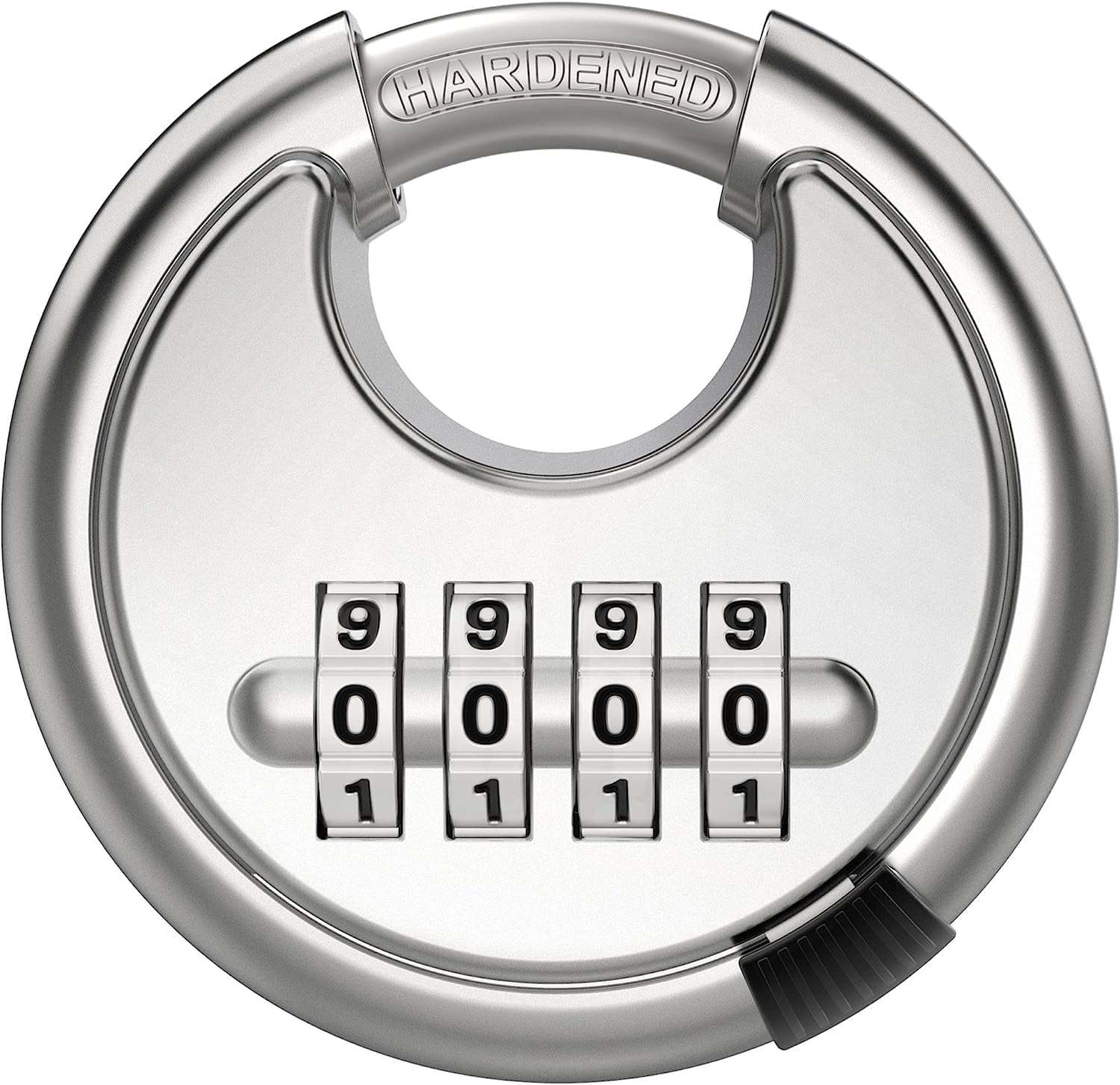 Xkiss Combination Lock, 4 Digit Disc Padlock with Hardened Steel ...