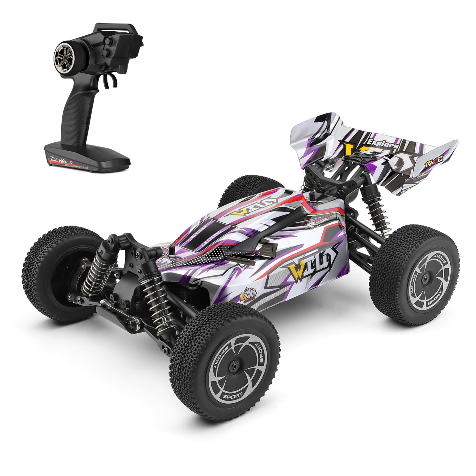 Xks 1/14 Remote Control Car 35km/h High Speed Racing Car 1500mAh ...