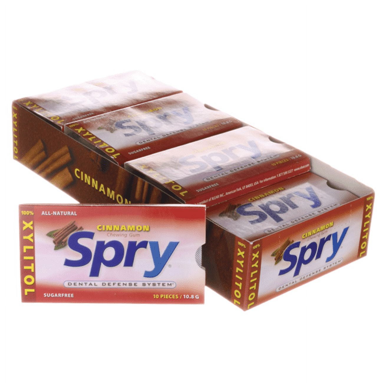 Xlear Spry Gum, Cinnamon, 10 Pcs, Pack of 20 - Walmart.com