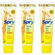 Spry Xylitol Toothpaste, Natural Tooth Gel for Kids 3 Months Plus ...