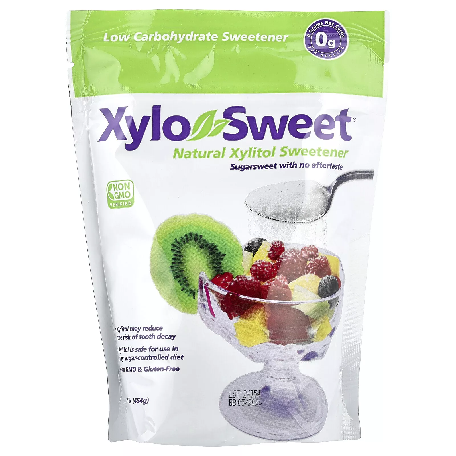 Xlear XyloSweet Non-GMO Xylitol Sweetener, Natural Sugar Substitute ...
