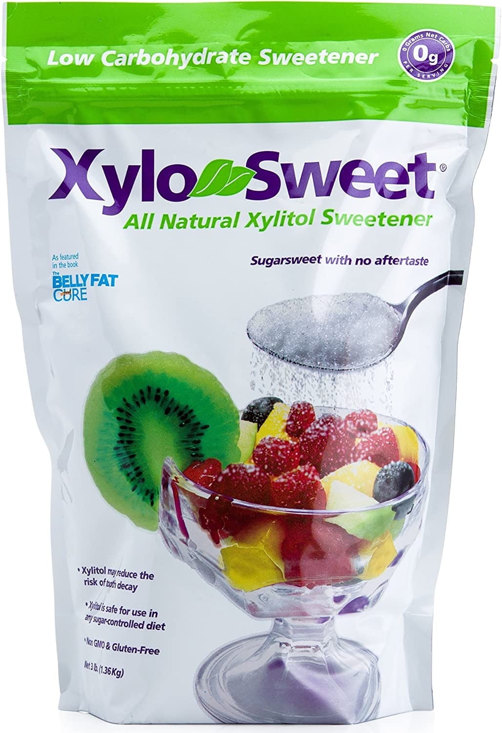 Xlear XyloSweet Non-GMO Xylitol Sweetener, Natural Sugar Substitute ...