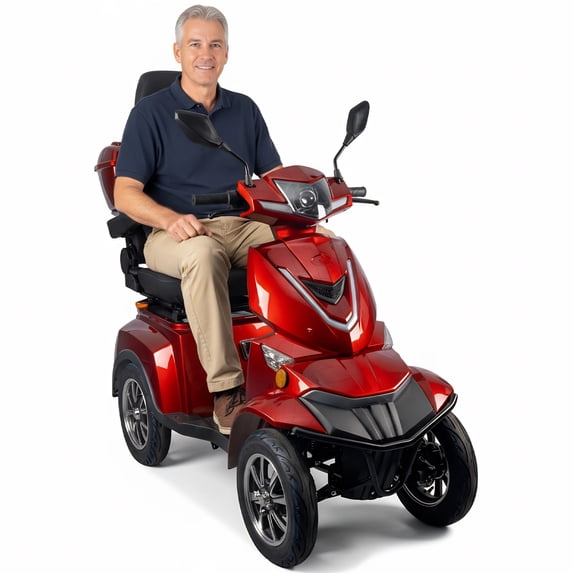 Xlluproid Heavy Duty 4-Wheel Mobility Scooterfor Seniors & Adults ...