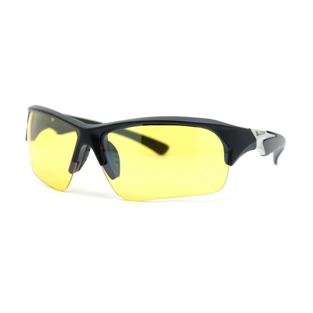 Xloop Mens Night Driving Blue Light Filter Half Rim Plastic Sport ...