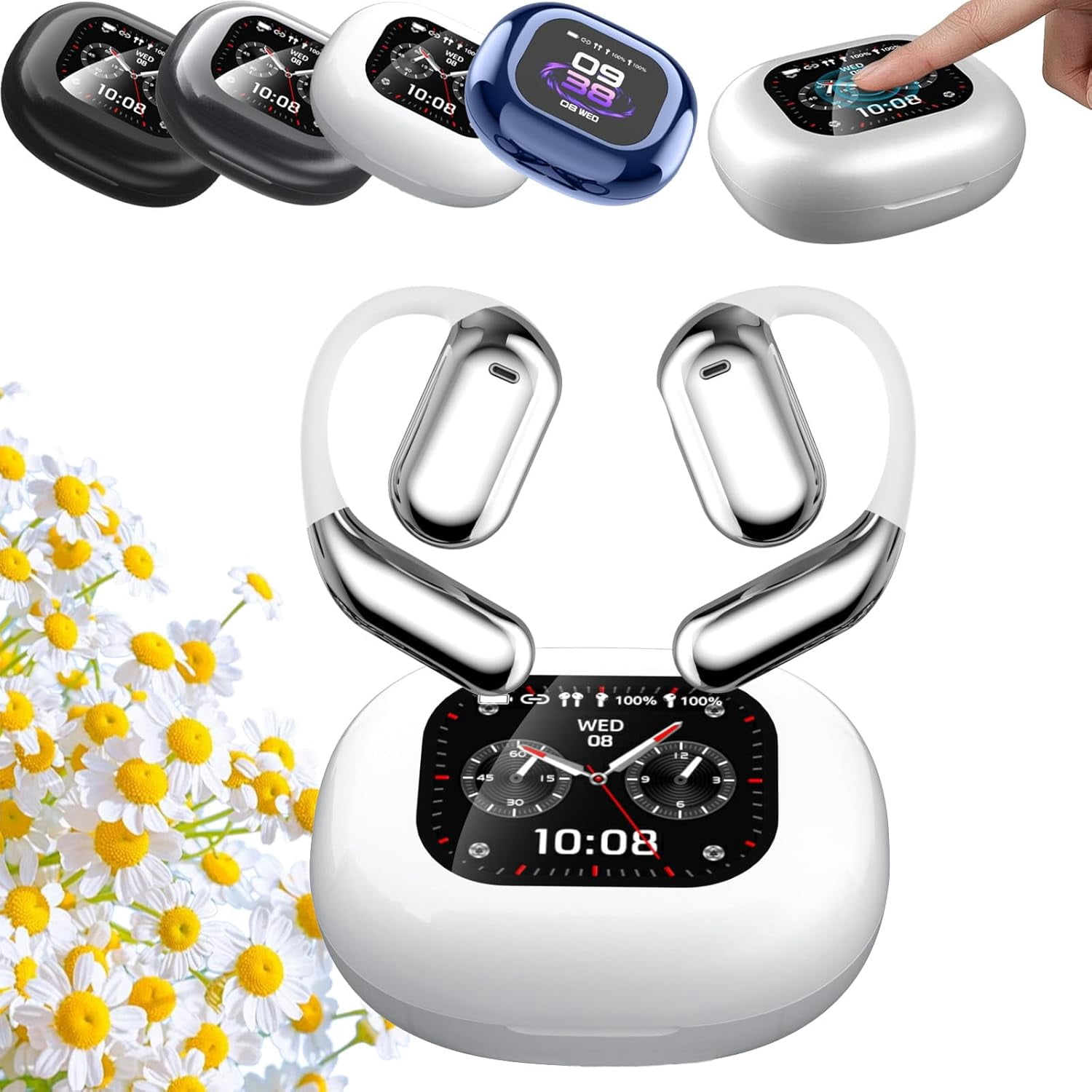 Xlorehinory Open Ear Earbuds, 2025 New Upgrade True Powerful Bluetooth ...