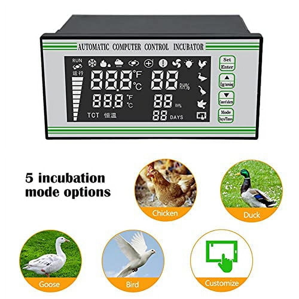Xm-18S Egg Poultry Incubator System, 110V Automatic Egg Incubator ...