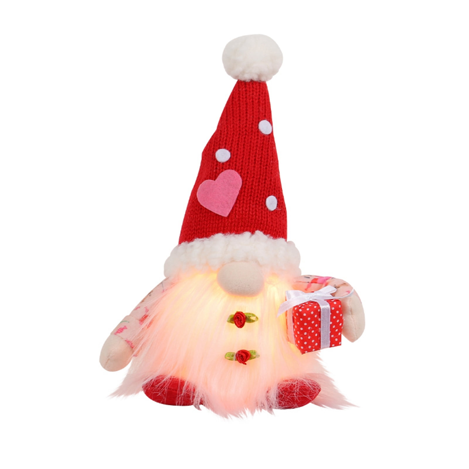 Xmarks 1/2 Pack Valentines Day Gnomes Plush Elf Decorations, Mr & Mrs ...