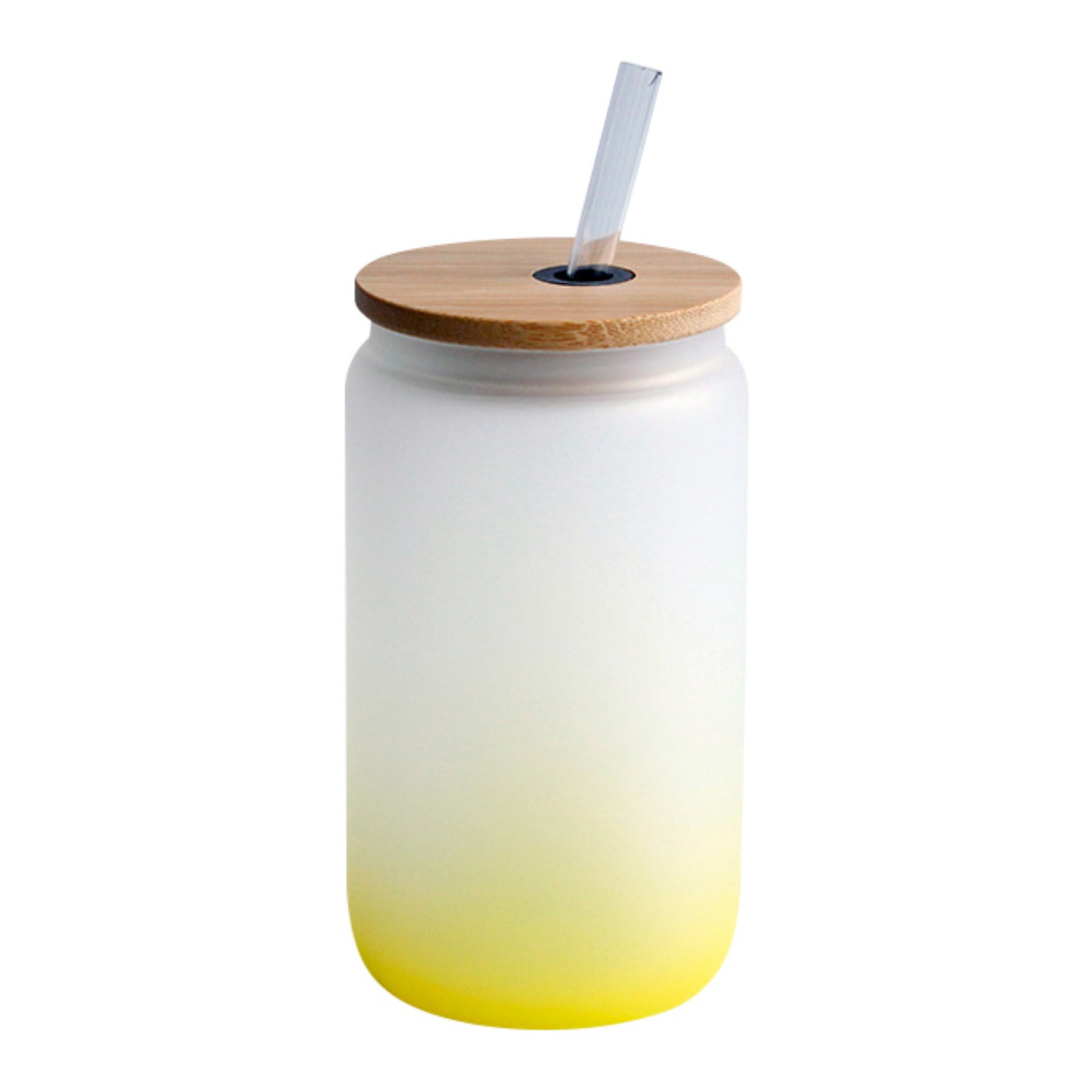 Xmarks 12oz Gradient Color Drinking Glasses, Frosted Sublimation Glass ...