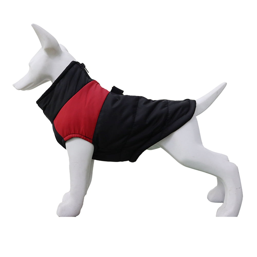 Xmarks Dog Jacket with Leash Hole for Winter Windproof Fleece Lined ...