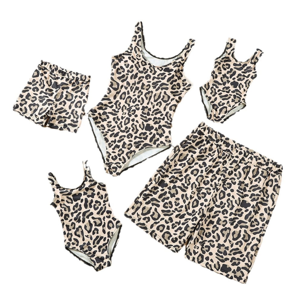 Xmarks Family Matching Swimsuits Mommy and Me One Pieces Set Swimwear ...