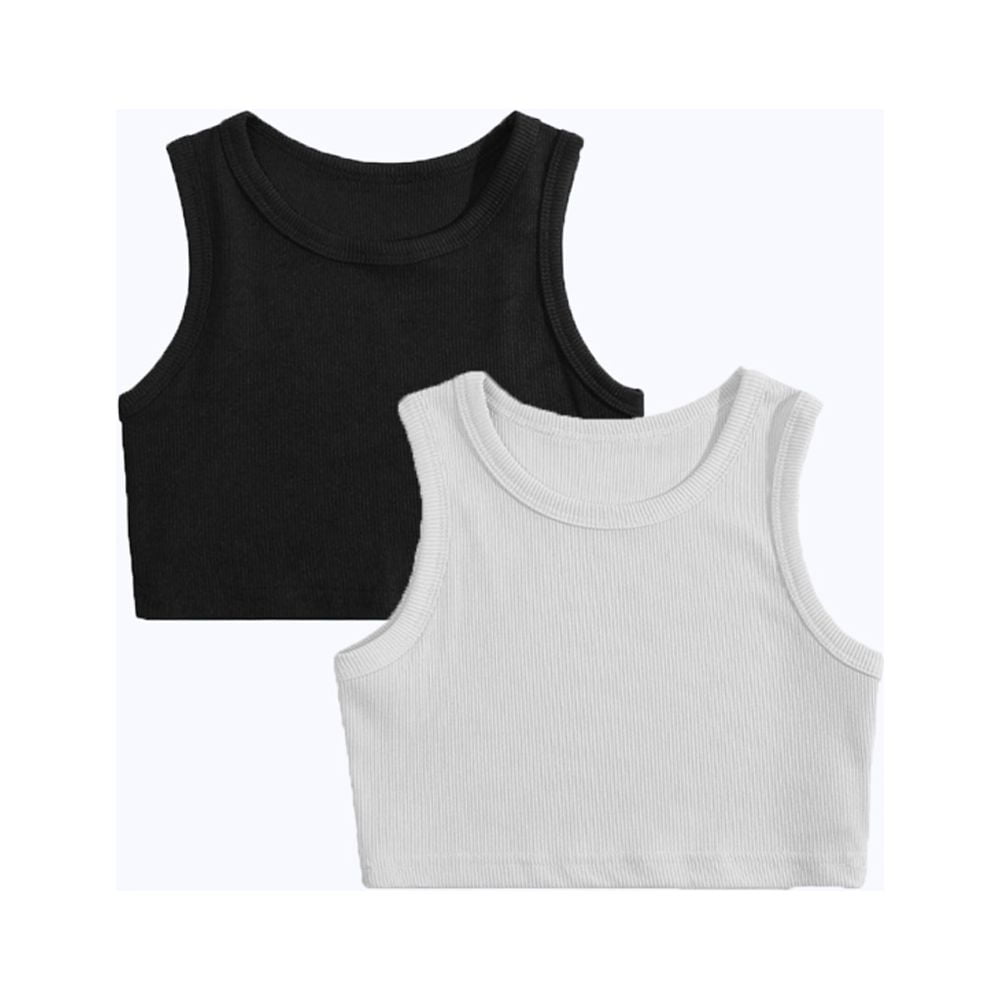 Xmarks Girls Dance Tank Top Racerback Crop Tank Top Sleeveless Dance ...