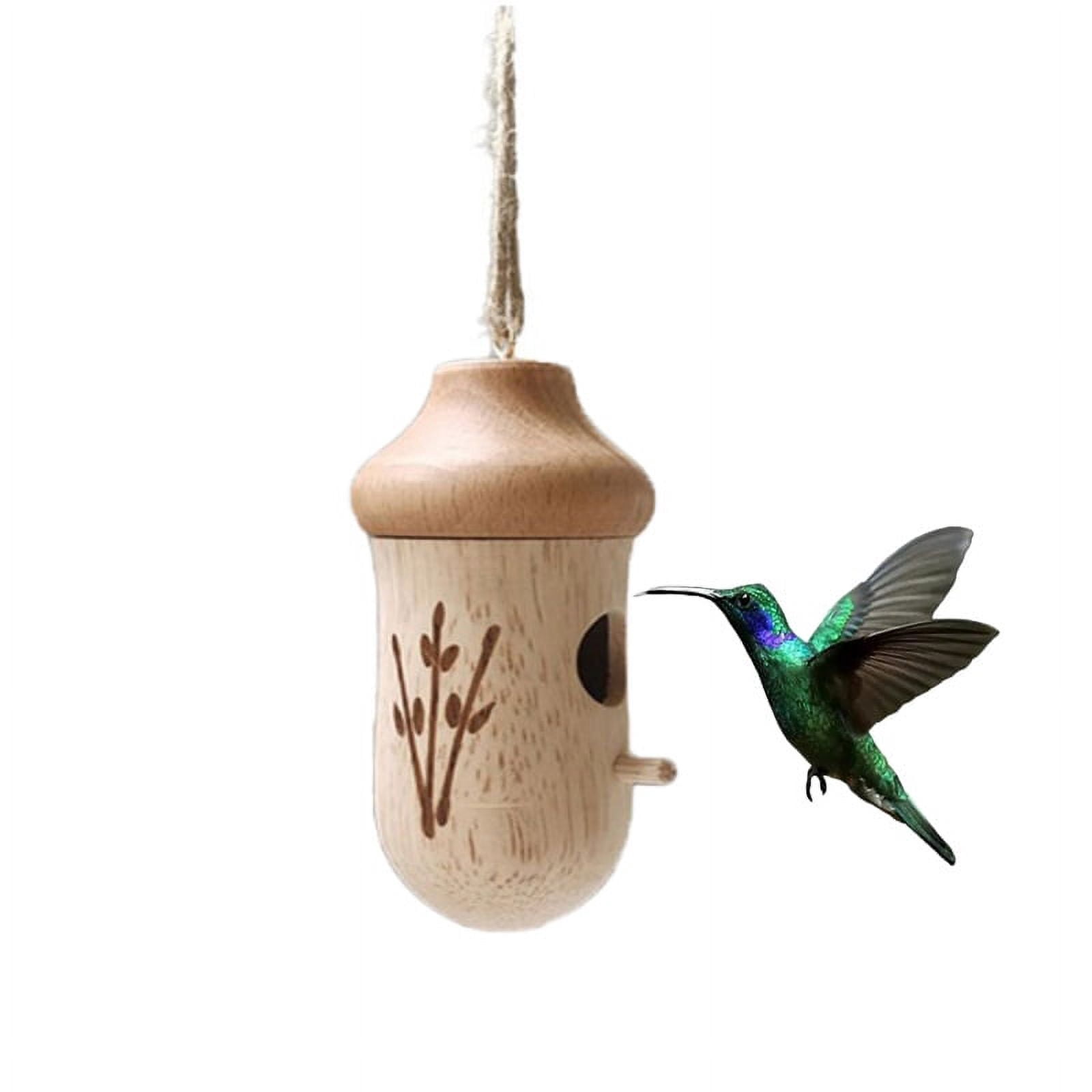Xmarks Hummingbird House, Wooden Hummingbird House Outside Hanging ...