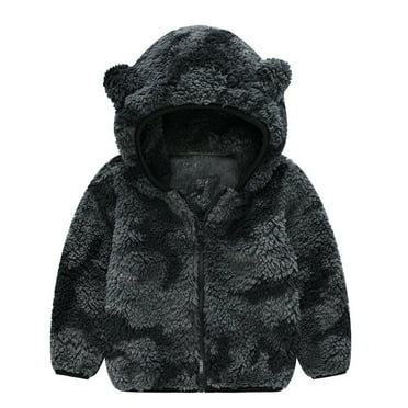Fymall Baby Girl Boy Winter Warm Long Sleeve Plush Hooded Jacket Coat Outerwear - Walmart.com