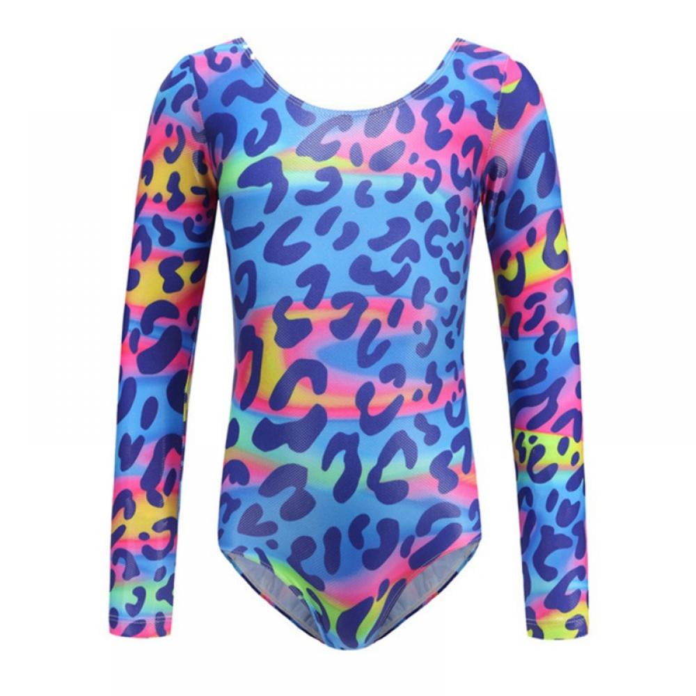 Xmarks Leotards for Girls Ballet Gymnastics Long Sleeve One-Piece ...