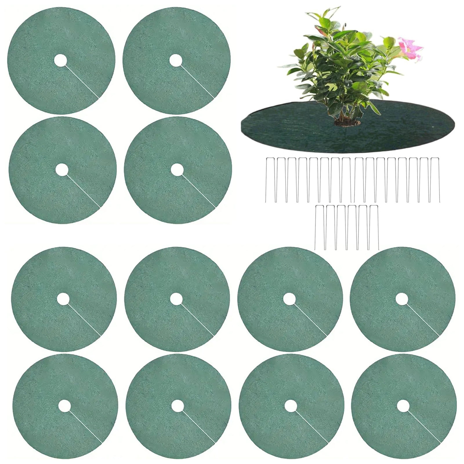 Xmarks Mulch Ring Tree Protector Mat Tree Mulch Ring Reusable Weed ...