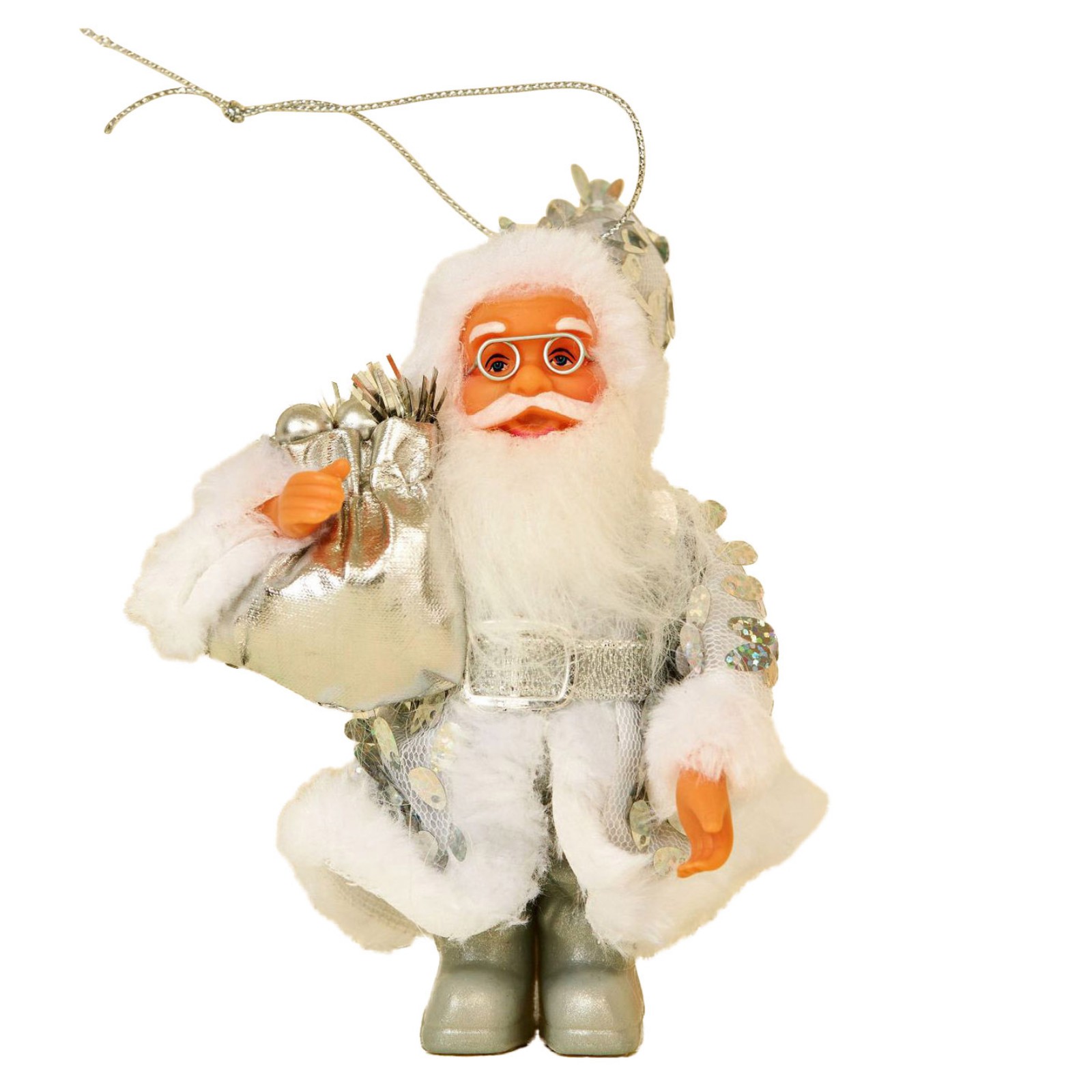 Xmarks Santa Figurine Traditional Christmas Standing Figure Decoration ...