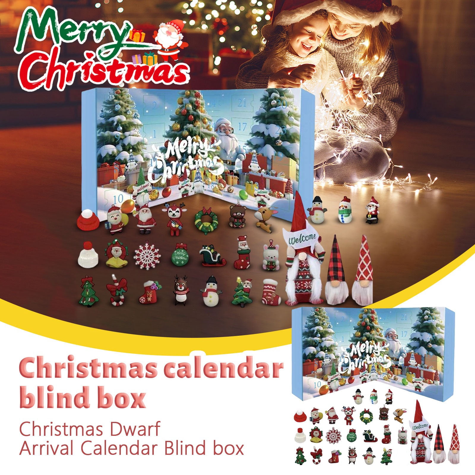 Xmas Calendar Decorations Christmas Advent Calendar 2026, 24 Varieties ...